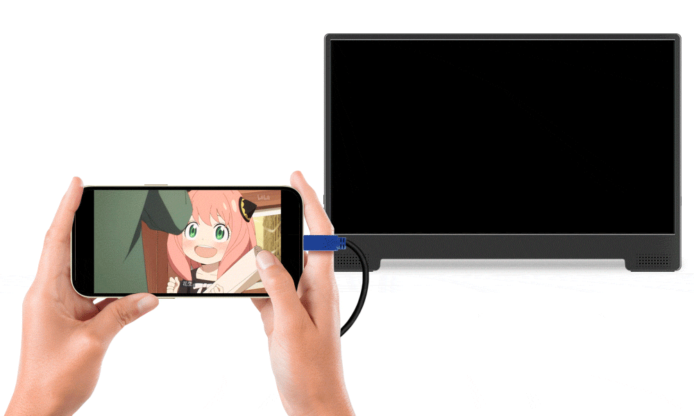 iPhone 15 の USB-Cポート外部モニターを全画表示！ | Gechic